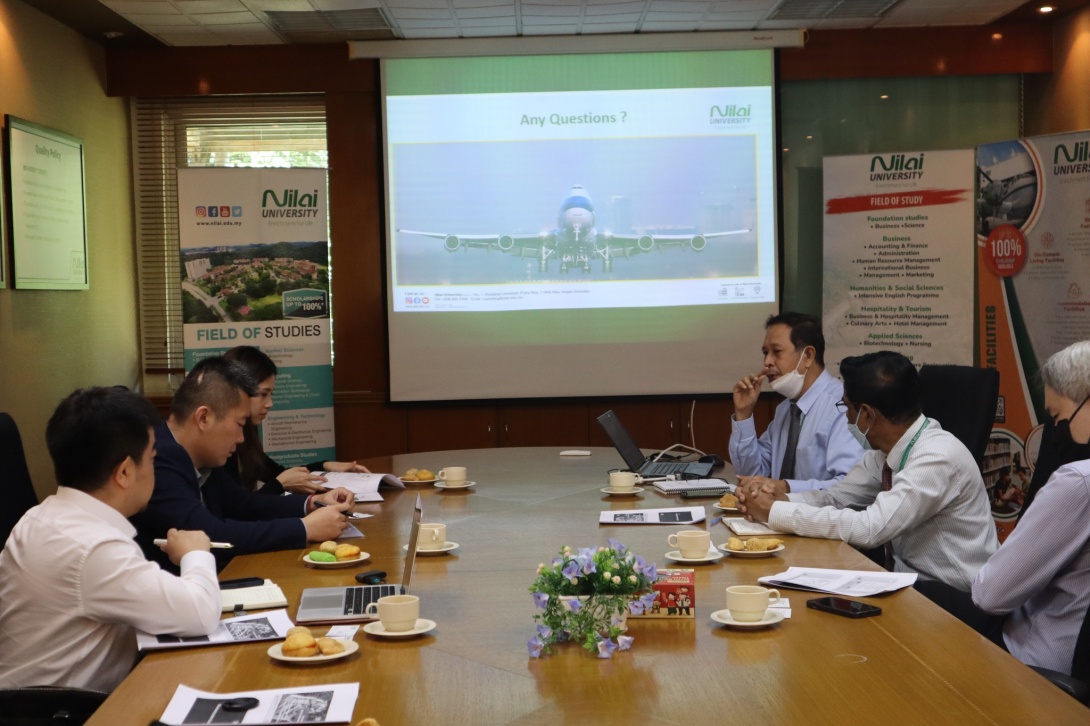 A Visit of Guangxi Lantian Aviation Technical College, China | Nilai ...